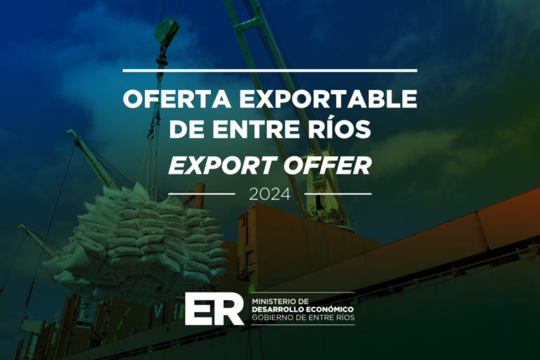 Está lista la edición 2024 de la oferta exportable de Entre Ríos ...